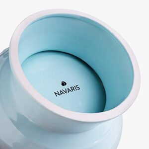 Navaris Bee Watering Station - Ceramic Bowl for Feeding and Watering Bees, Butterflies, Small Insects - Decorative Water Station for Gardens and Yards