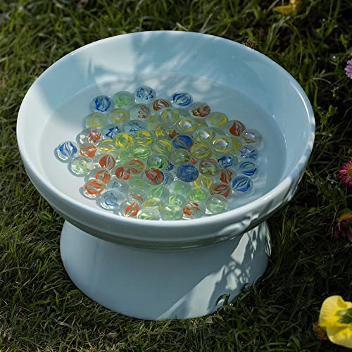 Navaris Bee Watering Station - Ceramic Bowl for Feeding and Watering Bees, Butterflies, Small Insects - Decorative Water Station for Gardens and Yards