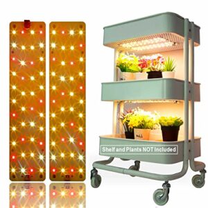 dommia grow lights, full spectrum 12w(120w equiv) grow light for indoor plants, 84 leds sunlike plant grow light with on/off switch for seed starting, hydroponics, succulents & more, easy to assemble