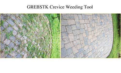 GREBSTK Crack Weeder Crevice Weeding Tool Manual Weeder Beech Handle Lawn Yard Gardening Tool