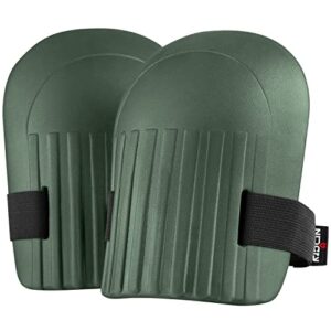 nocry home & gardening knee pads for women and men – lightweight waterproof eva foam cushion, soft inner liner, and easy fit with adjustable hook’n’loop straps, garden kneeling pads for work, green