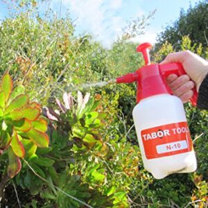 TABOR TOOLS 0.3 Gal Pump Pressure Sprayer, One-Hand Garden Sprayer & Mister. N-10. (0.3 Gallon)