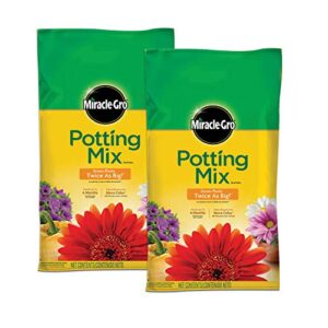 miracle-gro potting mix, 8 qt. (2 pack)