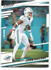 2022 panini prestige #187 jevon holland miami dolphins nfl football trading card