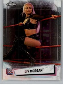 2021 topps chrome wwe #59 liv morgan