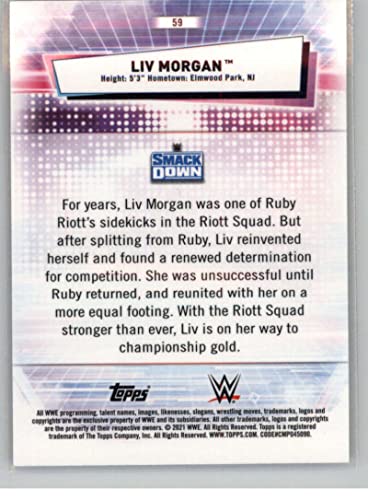 2021 Topps Chrome WWE #59 Liv Morgan