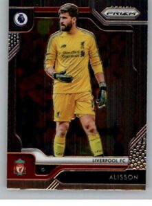 2019-20 prizm epl english premier league #84 alisson liverpool fc official panini soccer futbol trading card