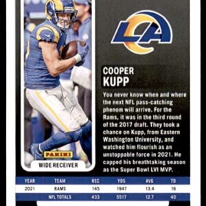 Football Trading Card NFL 2022 Panini Absolute #33 Cooper Kupp NM Near Mint LA Rams