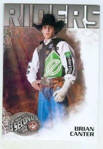 brian canter trading card (bull rider) 2008 press pass bull riding #20