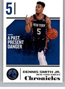 2018-19 panini chronicles #25 dennis smith jr. new york knicks basketball card