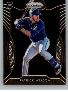 2019 panini prizm #72 patrick wisdom texas rangers rc rookie card official mlb pa baseball card in raw (nm or better) condition