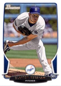 2013 bowman #91 clayton kershaw dodgers mlb baseball card nm-mt