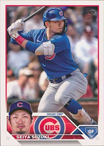 2023 Topps #183 Seiya Suzuki NM-MT Chicago Cubs Baseball Trading Card