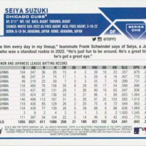 2023 Topps #183 Seiya Suzuki NM-MT Chicago Cubs Baseball Trading Card