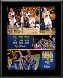 golden state warriors 2015 nba finals champions 10.5” x 13′ sublimated plaque – nba team plaques and collages