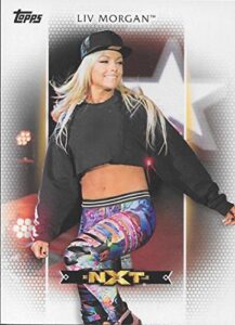 2017 topps women’s division roster wrestling #r-7 liv morgan nxt official world wrestling entertainment trading card