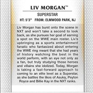 2017 Topps Women's Division Roster Wrestling #R-7 Liv Morgan NXT Official World Wrestling Entertainment Trading Card