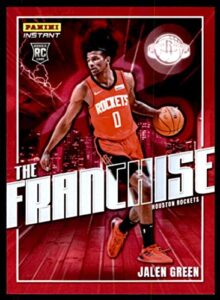 basketball nba 2021-22 panini instant the franchise #11 jalen green rc rockets