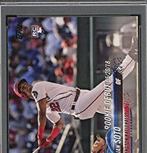 Juan Soto 2018 Topps Update Baseball Rookie Card RC #US104 Graded PSA 10 GEM MINT