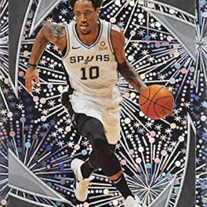 2020-21 Panini Stickers #472 DeMar DeRozan FOIL/Star Player Official NBA Basketball Album Sticker Measuring 2.75 inch tall X 2 inches wide in Raw (NM or Better Condition)