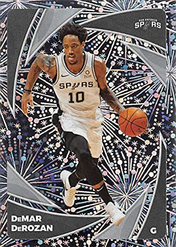 2020-21 Panini Stickers #472 DeMar DeRozan FOIL/Star Player Official NBA Basketball Album Sticker Measuring 2.75 inch tall X 2 inches wide in Raw (NM or Better Condition)