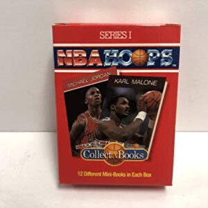 1990 NBA HOOPS Collect A Books series 1 set with 12 Mini-Books including Michael Jordan