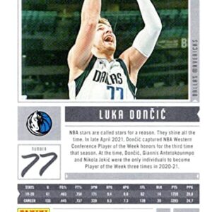 2020-21 Panini Chronicles #160 Luka Doncic Dallas Mavericks NBA Basketball Trading Card