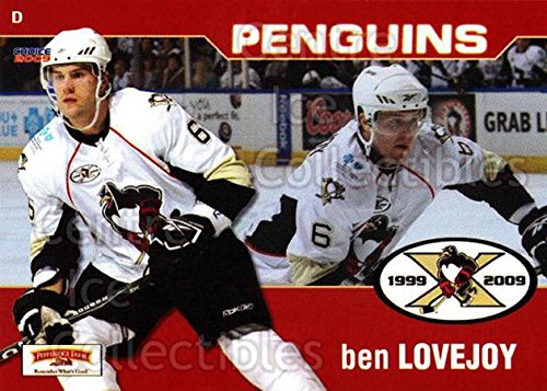 (CI) Ben Lovejoy Hockey Card 2008-09 Wilkes-Barre Scranton Penguins (base) 23 Ben Lovejoy