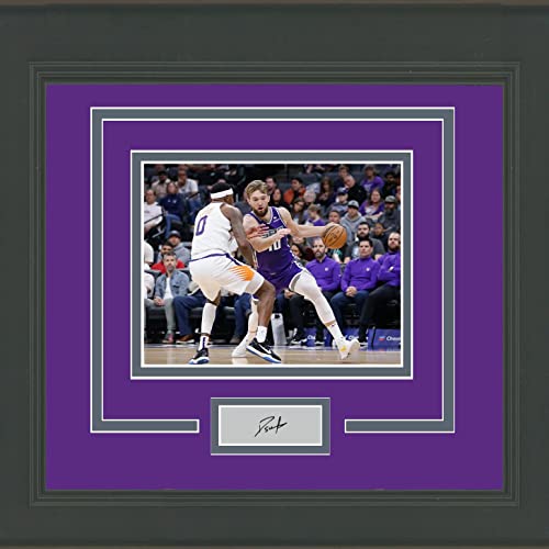 Framed Domantas Sabonis Facsimile Laser Engraved Signature Auto Sacramento Kings 15x16 Basketball Photo