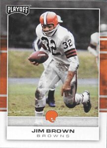 2017 panini playoff #118 jim brown nm-mt browns