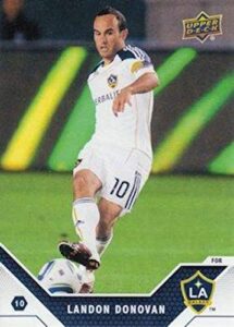 2011 upper deck mls soccer #85 landon donovan los angeles galaxy official major league soccer trading card from ud