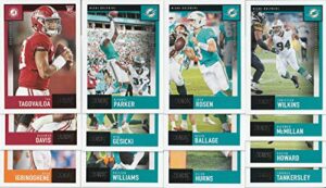 2020 panini score football miami dolphins team set 13 cards w/drafted rookies tua tagovailoa rookie card