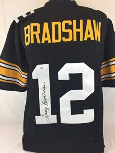 terry bradshaw signed jersey psa coa pittsburgh steelers football autograph