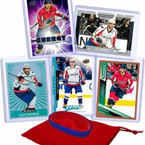 Alexander Ovechkin (5) Assorted Hockey Cards Bundle - Washington Capitals Trading Card