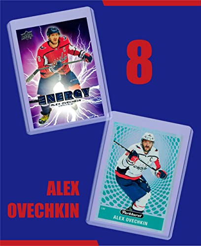 Alexander Ovechkin (5) Assorted Hockey Cards Bundle - Washington Capitals Trading Card