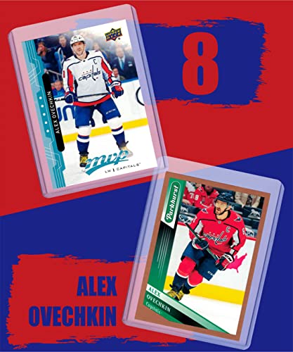 Alexander Ovechkin (5) Assorted Hockey Cards Bundle - Washington Capitals Trading Card