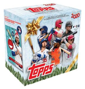 2020 topps holiday mlb baseball trading cards mega box-