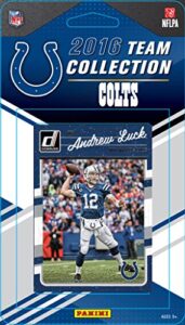 indianapolis colts 2016 donruss factory sealed team set with peyton manning, andrew luck, frank gore, hilton plus