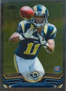 2013 topps chrome #117 tavon austin rams nfl football card (rc – rookie card) nm-mt