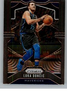 2019-20 prizm basketball #75 luka doncic dallas mavericks official nba trading card from panini america