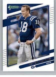 football nfl 2021 donruss photo variation #148 peyton manning nm-mt colts