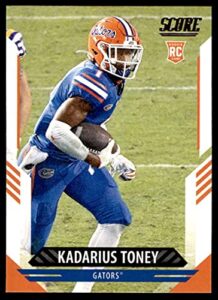 2021 score #372 kadarius toney florida gators (rc – rookie card) nm-mt nfl football