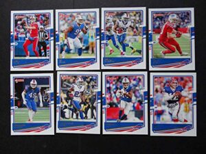 2020 donruss veteran football buffalo bills team set of 8 cards: josh allen(#40), ed oliver(#41), devin singletary(#42), cole beasley(#43), tremaine edmunds(#44), tre’davious white(#45), stefon diggs(#46), jim kelly(#47)