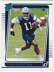 2021 panini donruss micah parsons rated rookie card