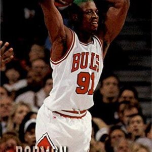 1996-97 Fleer #16 Dennis Rodman NBA Basketball Trading Card