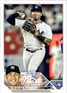 2023 topps #299 gleyber torres new york yankees baseball official trading card of the mlb