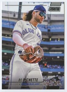 baseball trading card mlb 2022 topps stadium club #286 bo bichette nm near mint blue jays