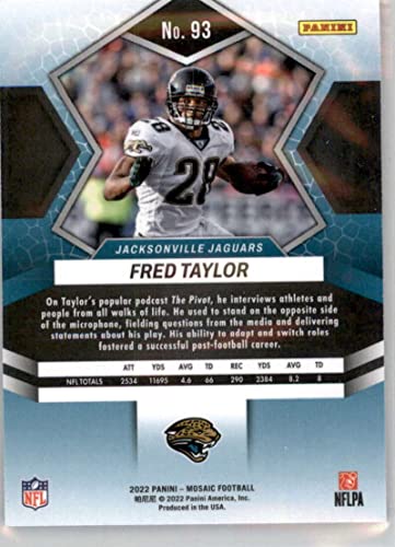 Football Trading Card NFL 2022 Panini Mosaic #93 Fred Taylor NM Near Mint Jaguars