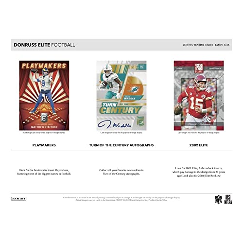 2022 Panini Donruss Elite Football Tmall Asia Exclusive Hobby Box - 6 Packs