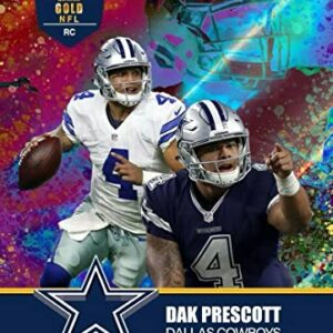 Dak Prescott 2016 ROOKIE CARD RAINBOW GOLD RC DALLAS COWBOYS